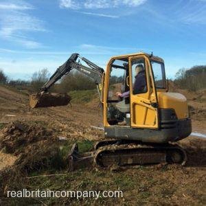 Digger Driving for Two - The Real Britain Company